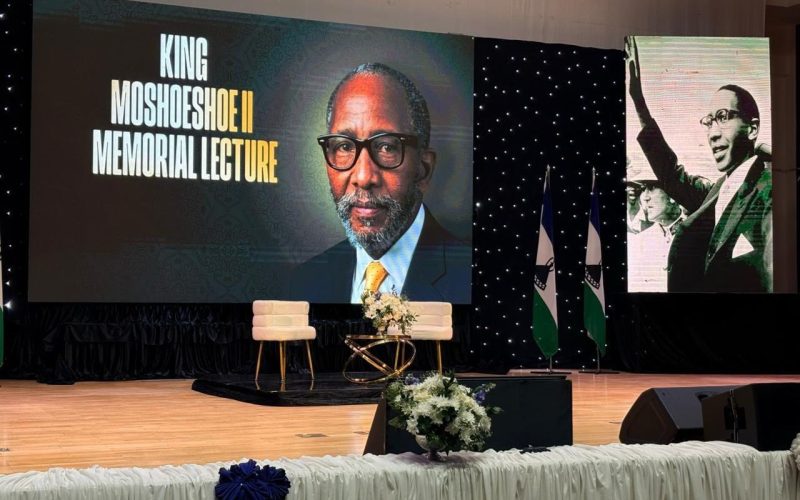 “His majesty King Moshoeshoe: to exemplary African leadership which ...